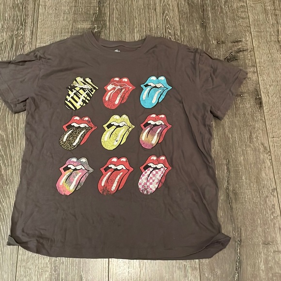 the Rolling Stones | Tops | Target Rolling Stones Graphic Tee Gray ...